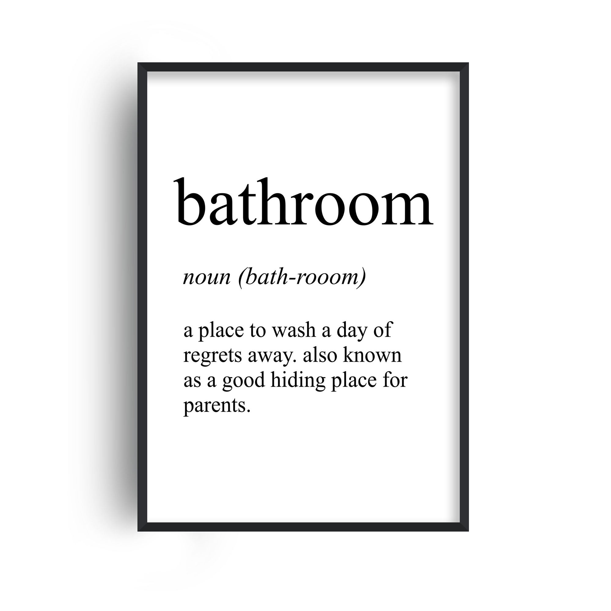 Bathroom Definition Print – Nestory